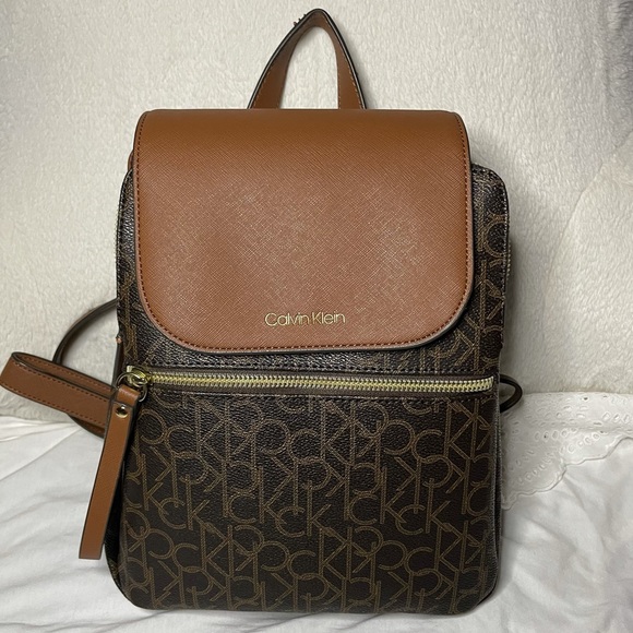 Calvin Klein | Bags | Calvin Klein Signature Elaine Backpack | Poshmark